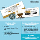 EDITABLE - Good News of Jesus Fill You with Great Joy - Christmas Trea ...