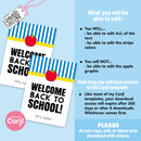 EDITABLE Back to School Gift Tag - Welcome Student or Teachers Gift ...