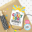 Editable End of School Student Gift Tags - Have a Crazy Cool Summer ...