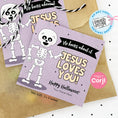 EDITABLE Halloween Treat Tags - No Bones About It Jesus Loves You - Pr ...