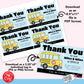 EDITABLE - Thank You For Your Service - Bus Driver Appreciation Gift T ...