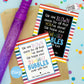 Editable - Blown Away End of School Student Gift Tags for Bubbles - Pr ...