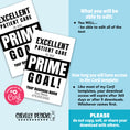 EDITABLE - Our Prime Goal - Printable Business Marketing Tags ...