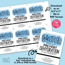 EDITABLE - Water You Doing to Prevent Dehydration - Printable Patient ...