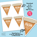 EDITABLE - Teacher Sweeter Than Pumpkin Pie - Fall Thanksgiving Gift T ...