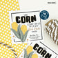 EDITABLE - You Corn Count On Us - Referral Marketing Gift Tags - Print ...