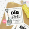 EDITABLE - We Dig Your Referrals - Shovel Flowers - Spring Business Re ...