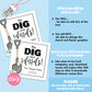 EDITABLE - We Dig Your Referrals - Shovel Flowers - Spring Business Re ...