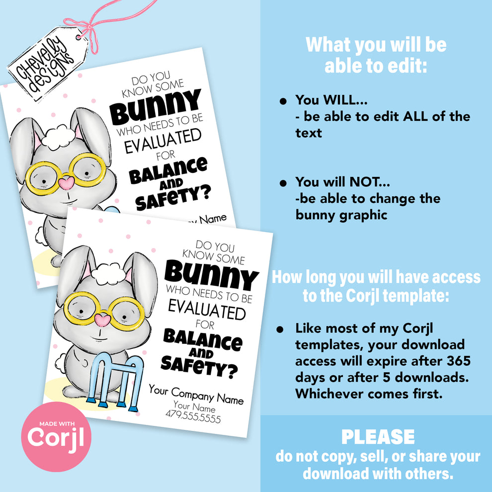 EDITABLE - Know some bunny who needs evaluated - Walker Evaluation Ref ...