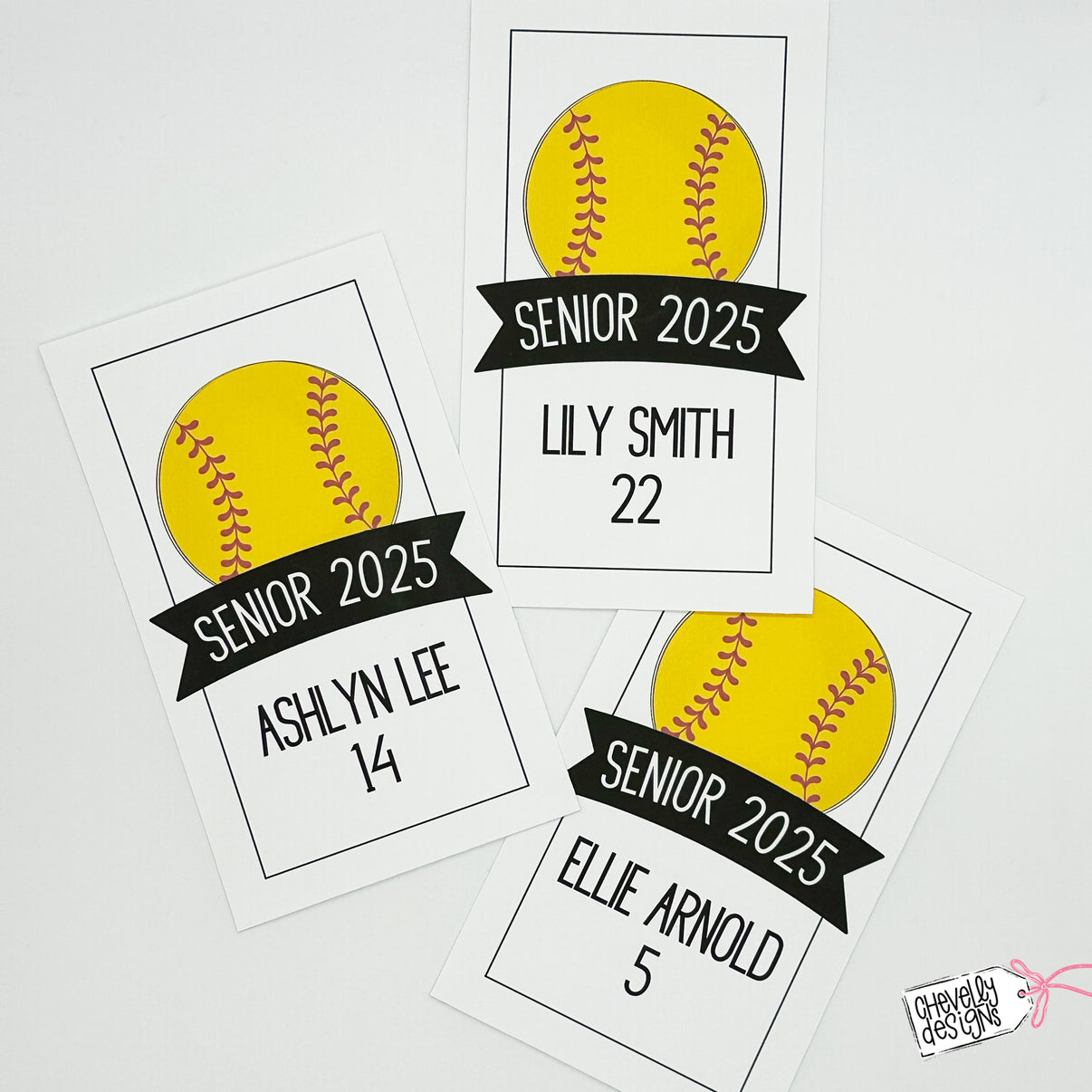 EDITABLE Printable Softball Gift Tag for Senior Night Player Gifts, Di ...