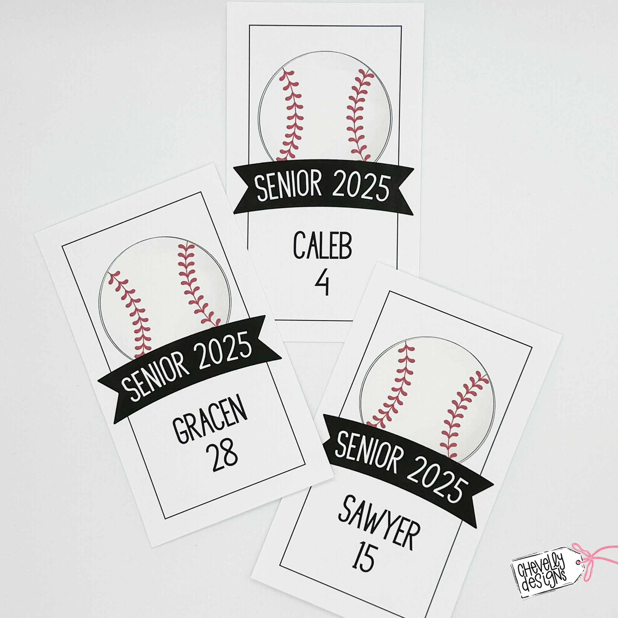EDITABLE Printable Baseball Gift Tag for Senior Night Player Gifts, Di ...