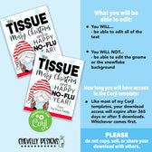 Editable - We Tissue a Merry Christmas - Gnome Gift Tags - Printable D ...
