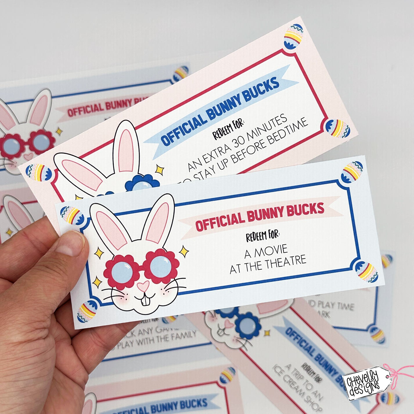 EDITABLE - Printable Bunny Bucks, Easter Basket Egg Filler, Fun Easter ...
