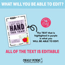 Editable - Back to School Tags for Hand Soap, Lotion, or Sanitizer Gif ...