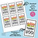 EDITABLE - Thanks For All You Do - Boo Candy Corn Gift Tags - Printabl ...