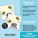 EDITABLE - It's Going to Bee a Great Year - Referral Gift Tags - Print ...