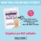 EDITABLE - Just POPPIN by to say Thank You - Popcorn Gift Tags - Print ...