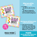 EDITABLE - You Are The Beary Best - Printable Appreciation Gift Tags ...