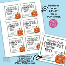 Editable - Your Referrals are Pumpkin Spic - Business Gift Tags - Prin ...