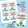 Editable - Nacho Average Company - Referral Marketing Gift Tags - Prin ...