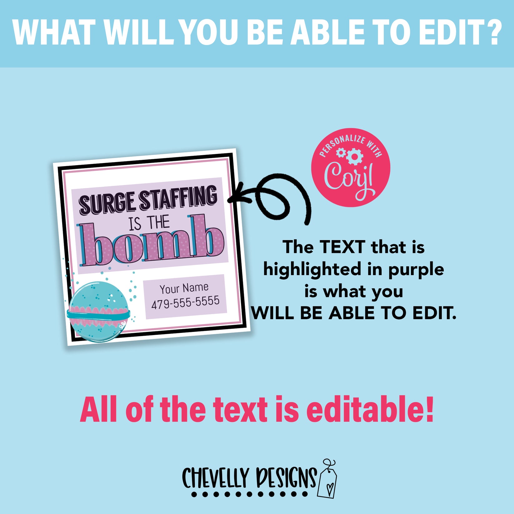 Editable - We are the Bomb - Bath Bomb Gift Tags - Printable - Digital ...