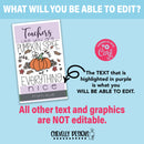 EDITABLE - Teachers Like You are Pumpkin Spice - Printable Fall Gift T ...