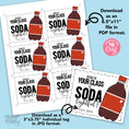 EDITABLE - Being In Your Class is SODA-lightful - Printable Teacher Ap ...