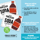 EDITABLE - Being In Your Class is SODA-lightful - Printable Teacher Ap ...