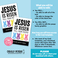 Editable - Jesus is Risen Tell Your Peeps - Easter Gift Tags - Printab ...