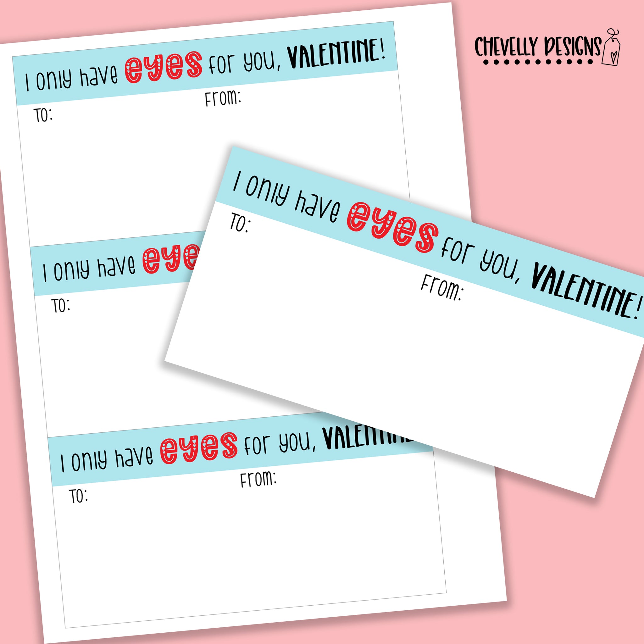 Printable - I Only Have Eyes For You - Valentine Cards for Sunglasses ...