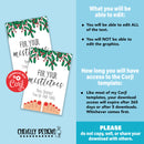 EDITABLE - For Your Mistletoes - Printable Christmas Gift Tag - Digita ...