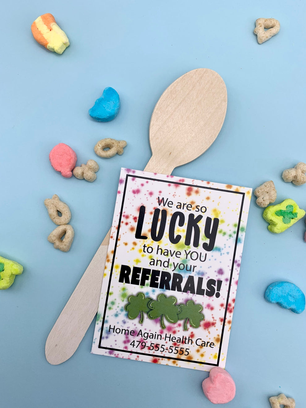 Editable - We are so Lucky to Have You - Referral Gift Tags - Printabl ...
