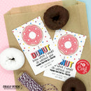 EDITABLE - Donut Appreciation Valentine Cards for Staff - Printable Di ...